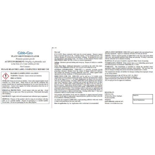 Gibb-Gro (Rainbow & Brown Ltd)